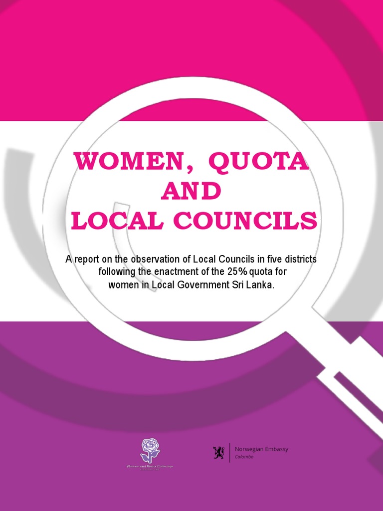 The Significance Of The 25% Quota For Women In Local Government – ETSCER
