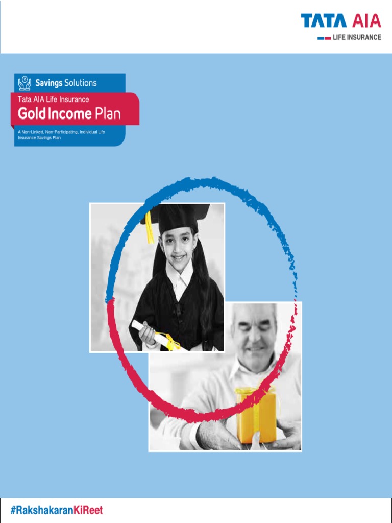 Guaranteed Income and Protection through Tata AIA Life Insurance Gold ...