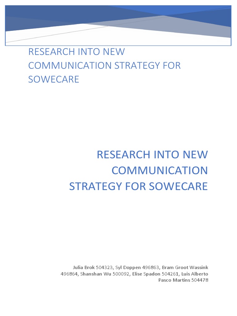 Marketing Communication Strategy | PDF | Target Audience | Marketing