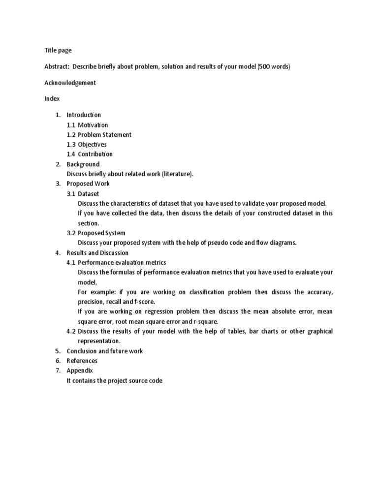 Project File Format | Pdf