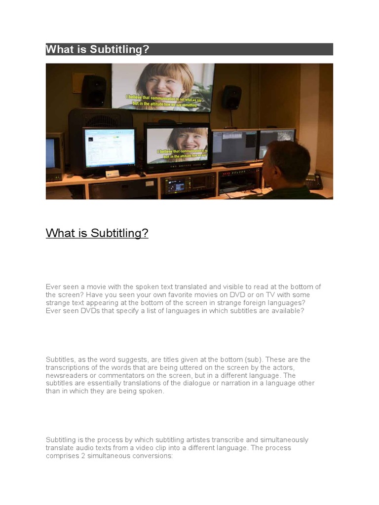 Subtitles | PDF