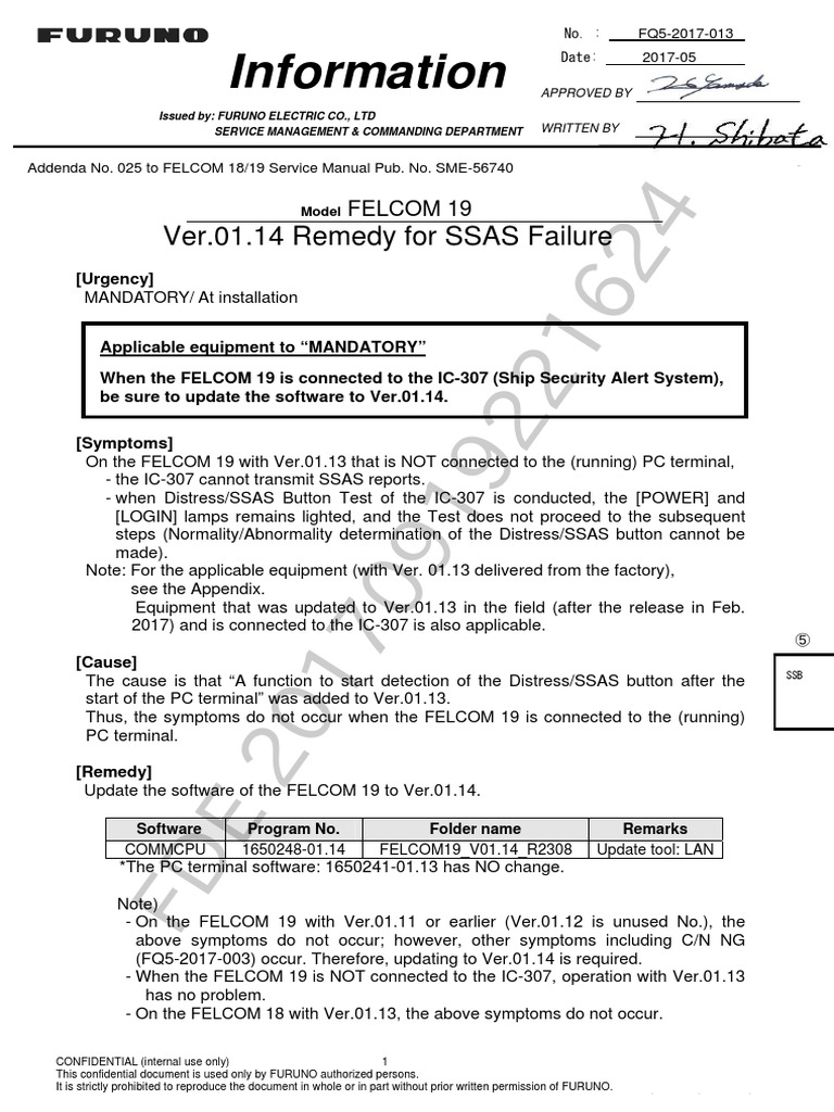 FELCOM 19 SSAS Update Guide | PDF | Computing