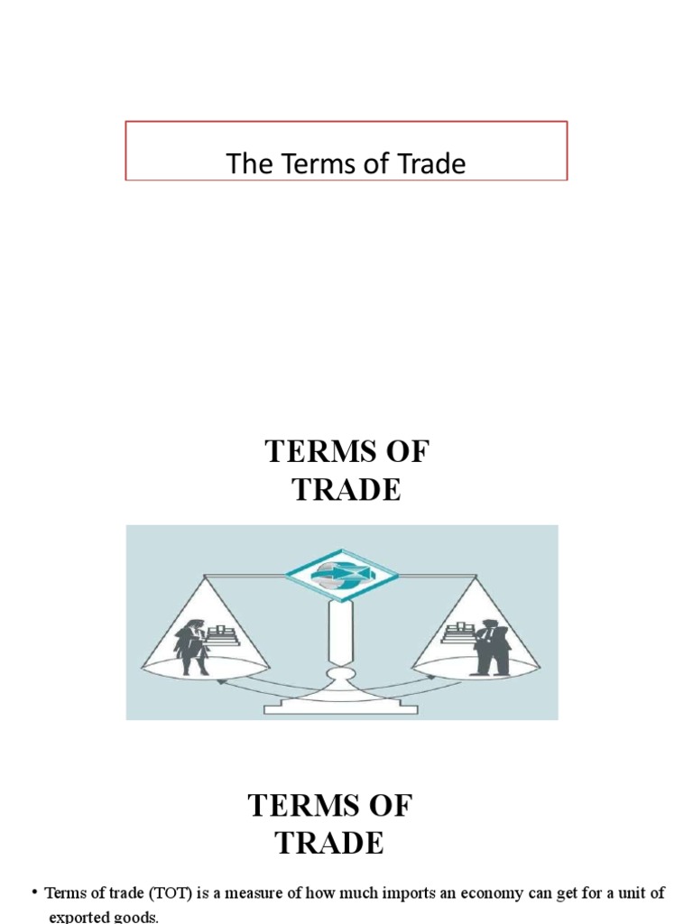 Terms of Trade | PDF | Terms Of Trade | Exchange Rate