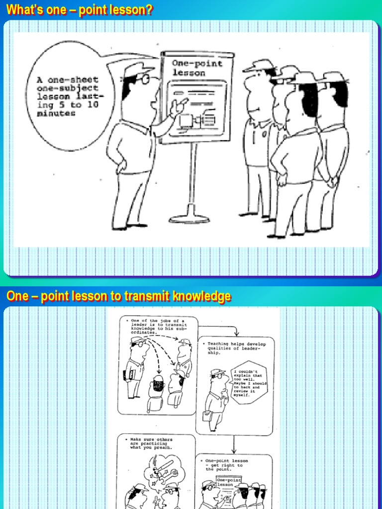 One Point Lesson | PDF