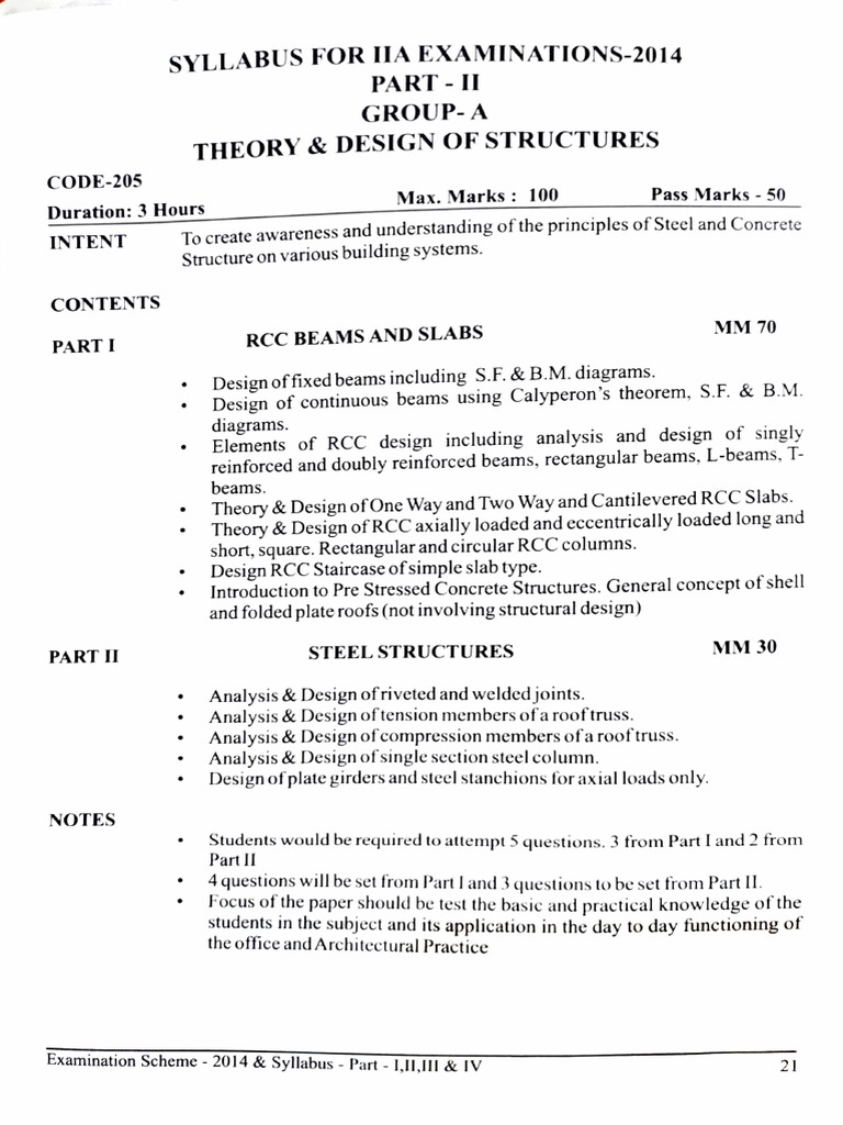 Theory & Design of Structure | PDF | Beam (Structure) | Column