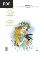 Proiect Tematic Primavara Anotimpul Armoniei | PDF