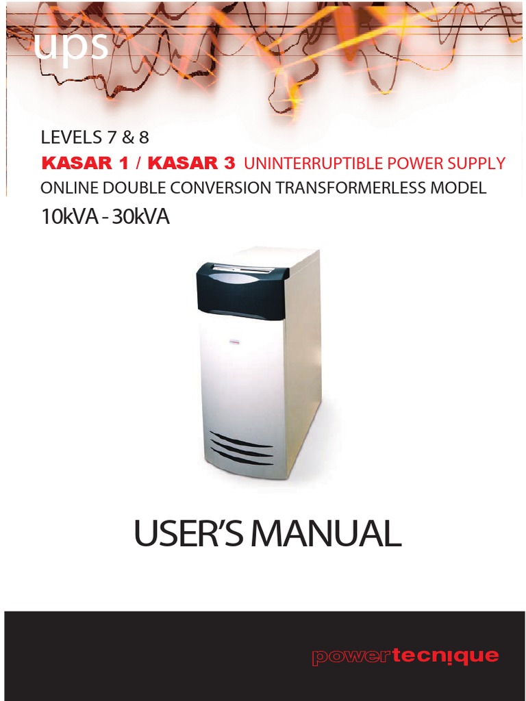 10kVA UPS User Manual Overview | PDF | Power Supply | Mains Electricity