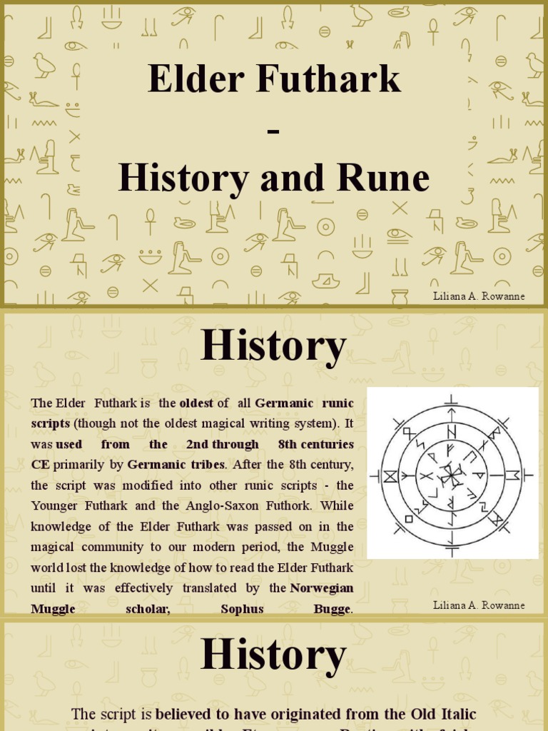 Elder Futhark: History and Significance | PDF | Classics
