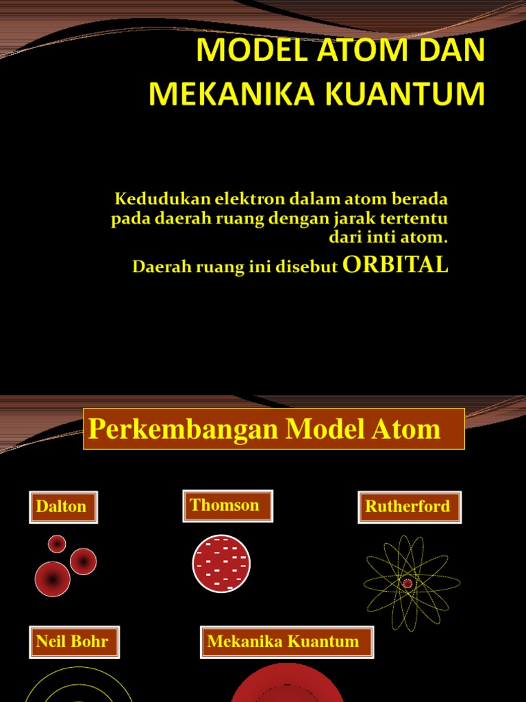 BAB IV-A Model Atom Dan Mekanika Kuantum | PDF