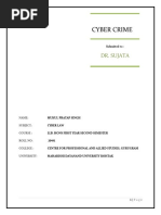 Cyber Crime Project | PDF | Cybercrime | Security