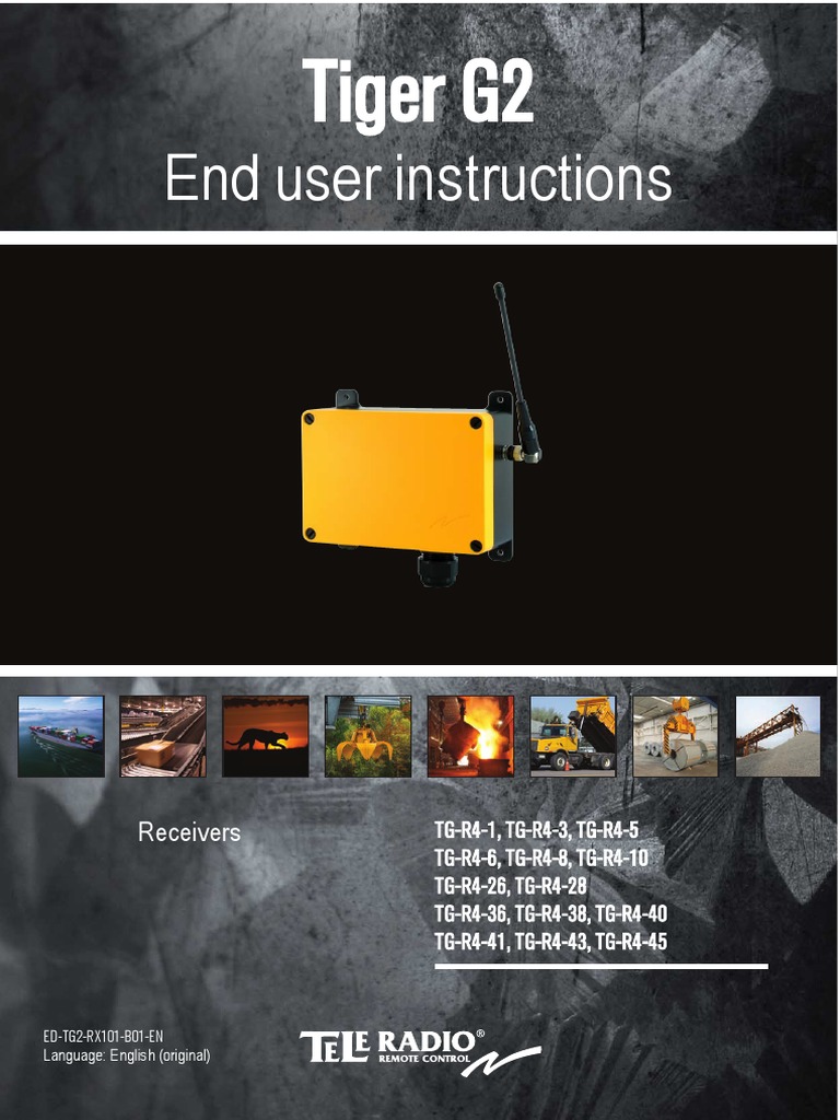 End User Instructions: Tiger G2 | PDF | Electromagnetic Interference ...
