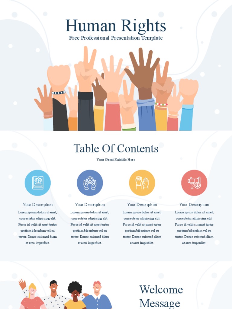 Human Rights PowerPoint Template by SlideWin | PDF | Technical ...