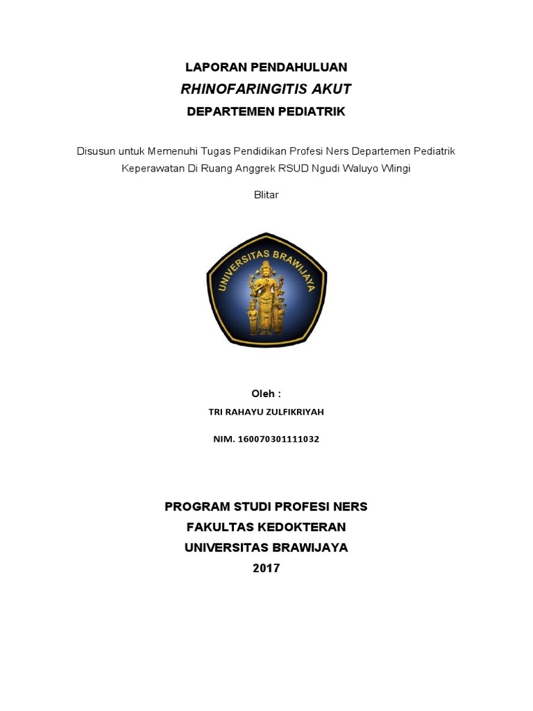 Woc Rhinofaringitis | PDF | Pengembangan Diri | Kesehatan Holistik