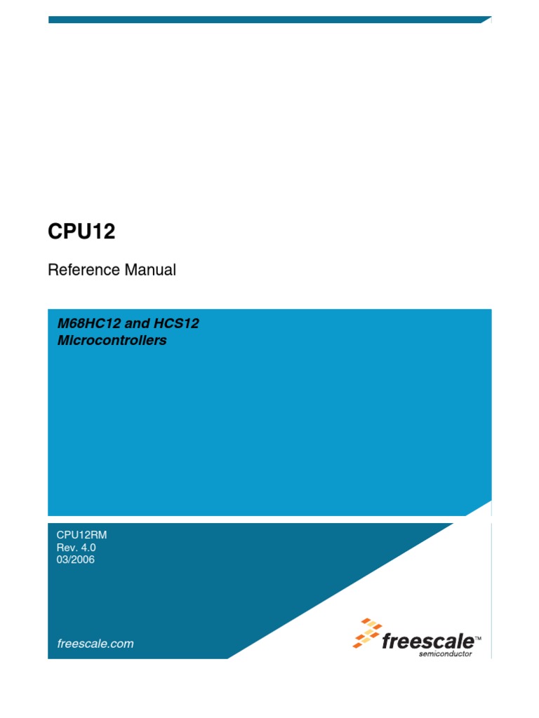 Reference Manual: M68HC12 and HCS12 Microcontrollers | PDF | Queue (Abstract Data Type ...