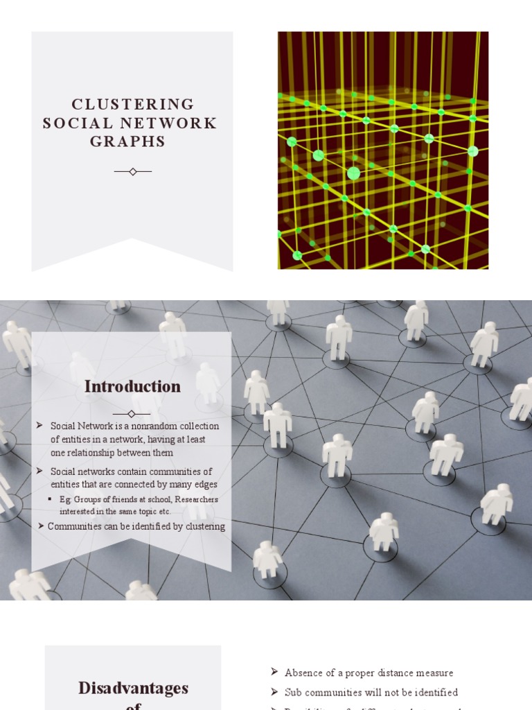 Clustering Social Network Graphs | PDF | Graph Theory | Algorithms And ...