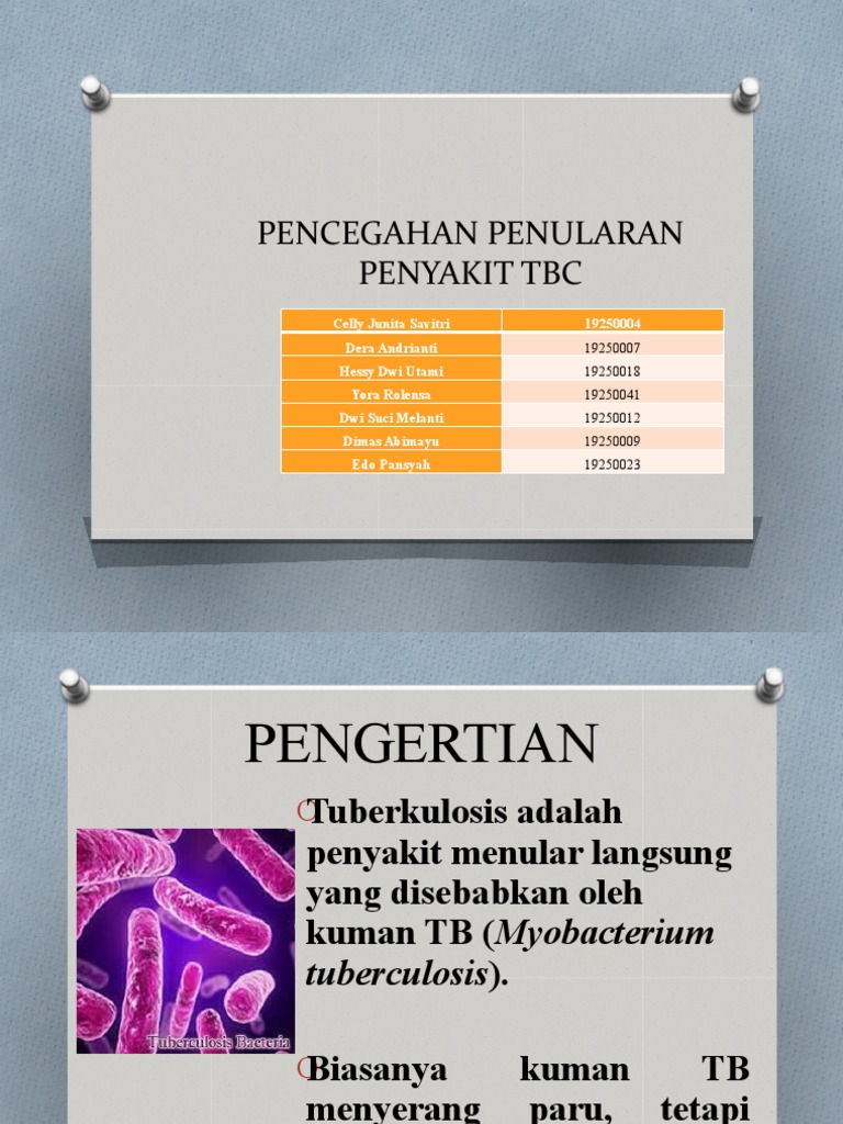 Pencegahan Penularan Penyakit TBC | PDF | Kesehatan Holistik