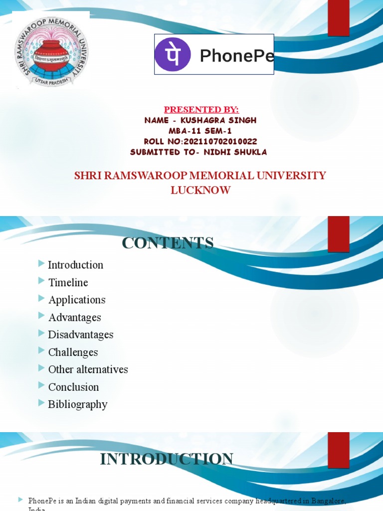 Shri Ramswaroop Memorial University Lucknow: Presented by | PDF ...