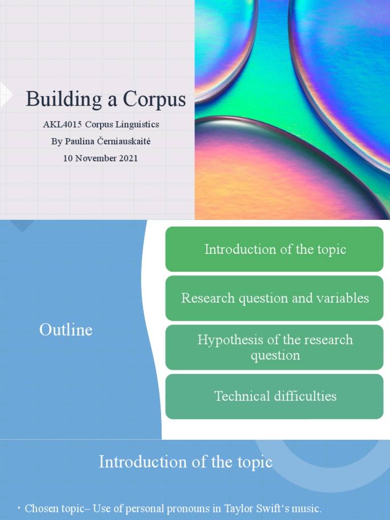 Building A Corpus | PDF | Foreign Language Studies | Art