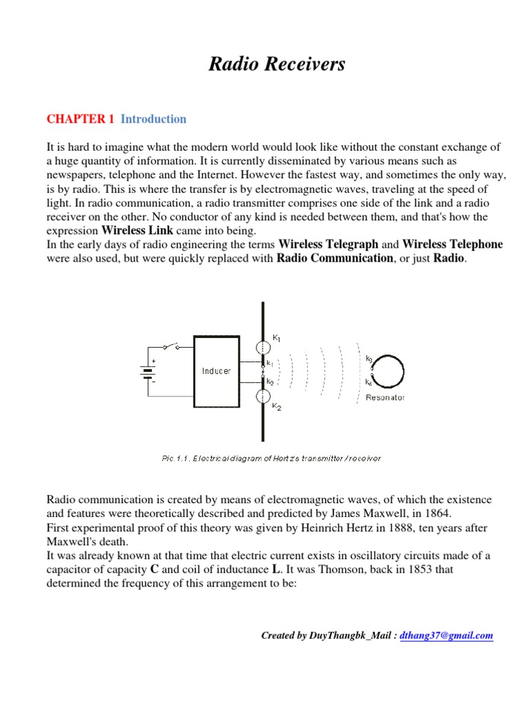 Radio Receivers | PDF | Capacitor | Radio