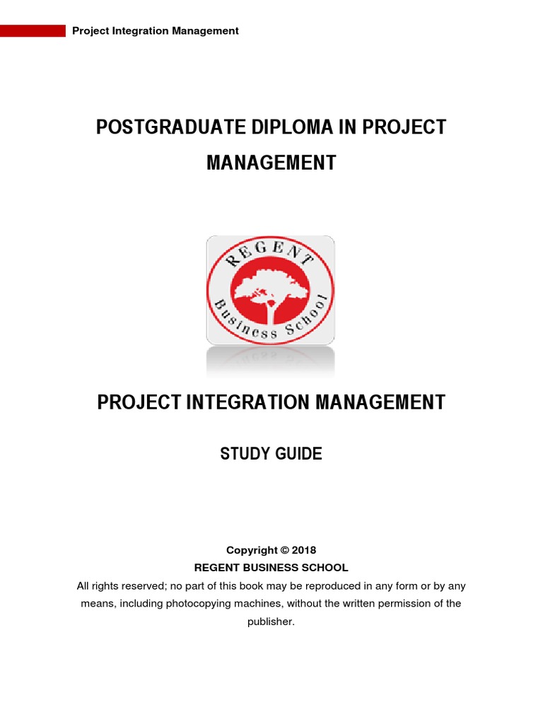 PGDPM Project Integration Management | PDF | Net Present Value | Strategic Management