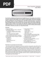 PRA-AD604 600W 4-Channel Amplifier | PDF | Amplifier | Loudspeaker