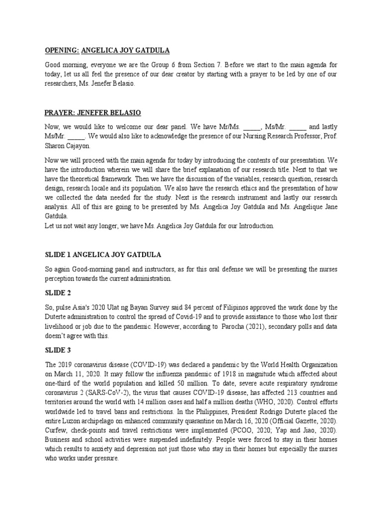 Script Flow For Defense | PDF