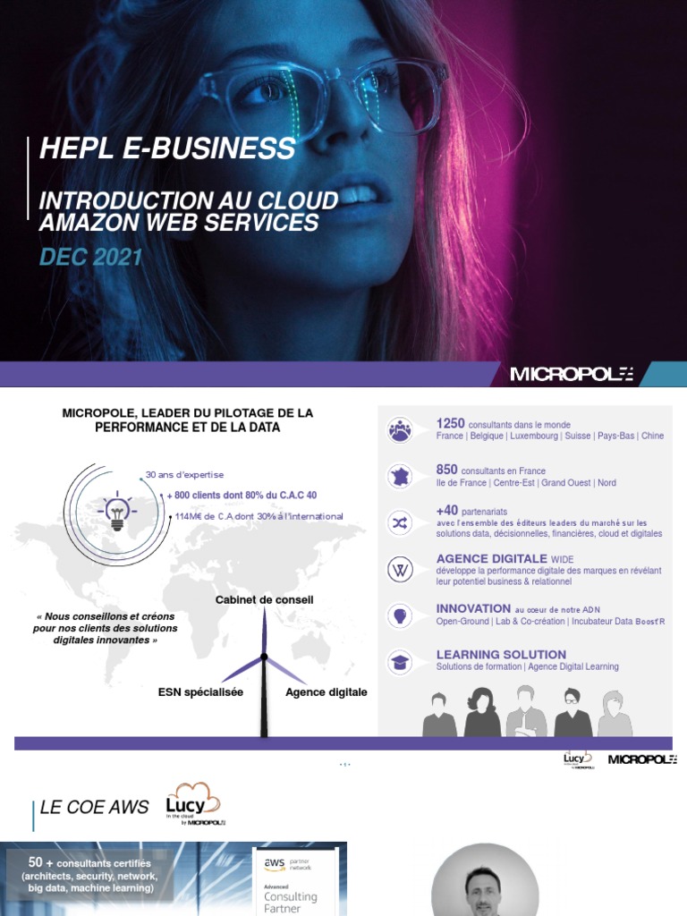 Micropole Introduction Au Cloud Et À Amazon Web Services | PDF | Amazon Web Services | Cloud ...
