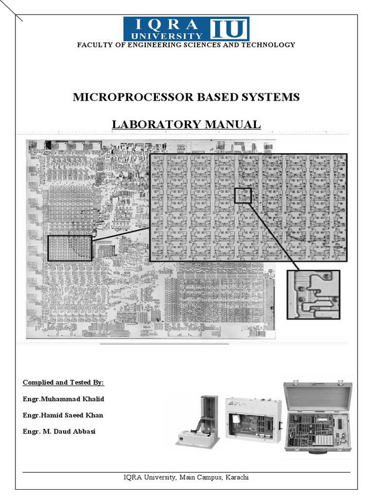 Microprocessor Based Systems Lab Manualfinal | PDF | High Voltage | Laboratories