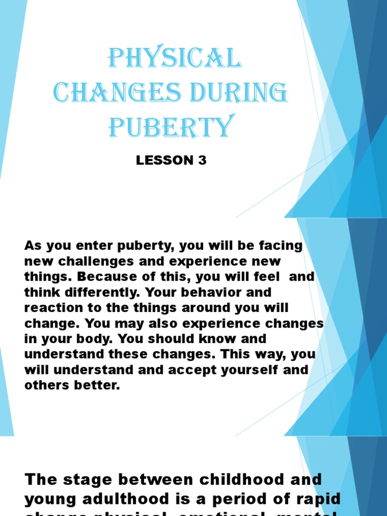 Understanding Physical Changes in Puberty | PDF | Puberty | Human ...