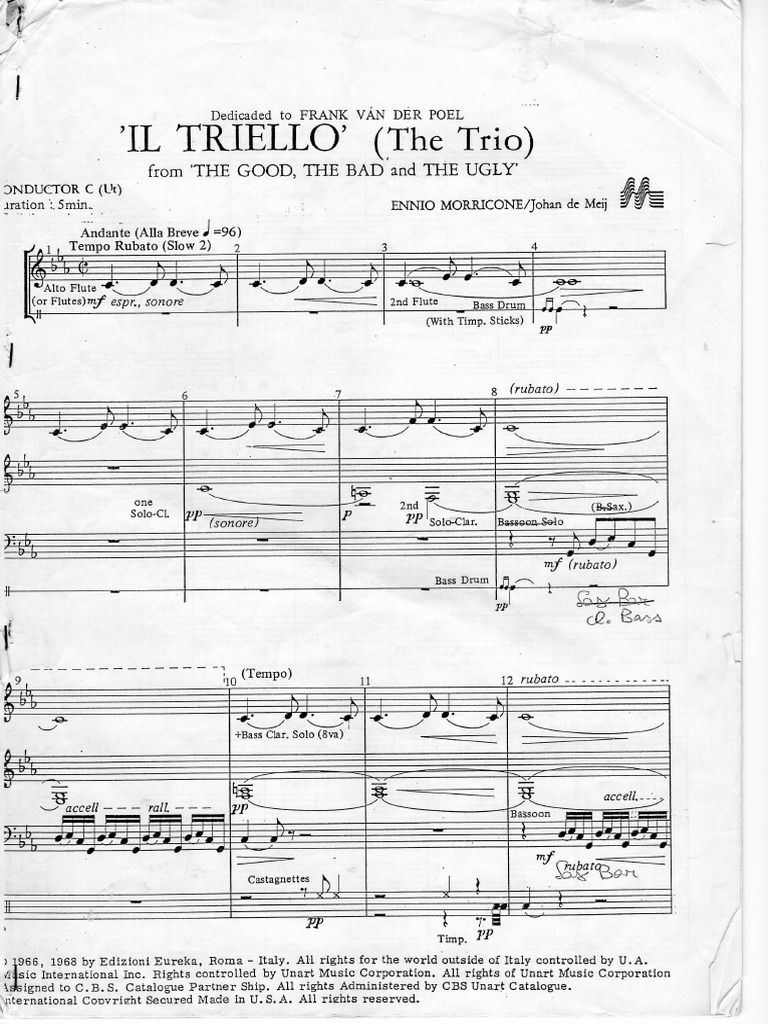Il Triello Partitura | PDF