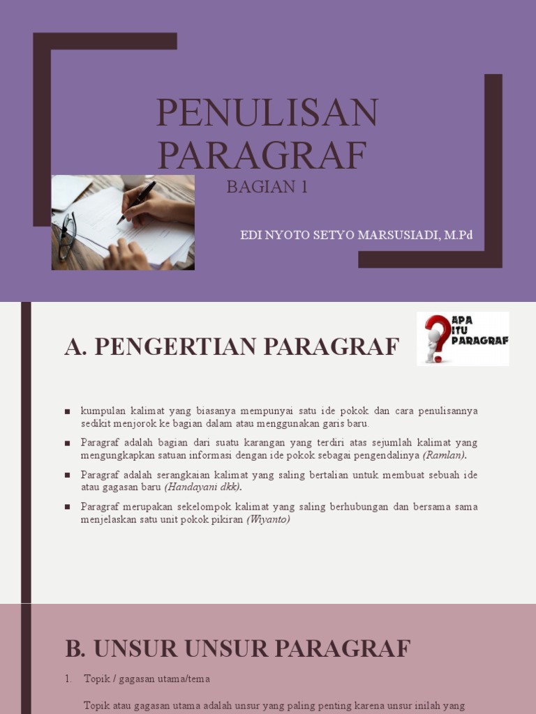 Penulisan Paragraf | PDF