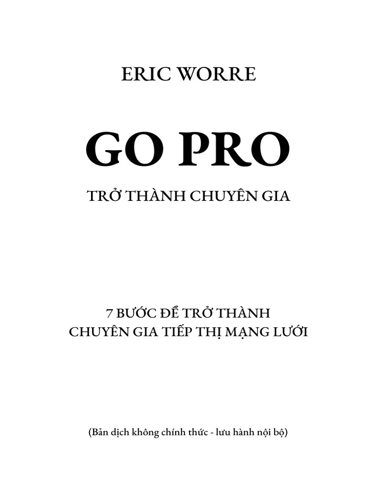 Go Pro | PDF