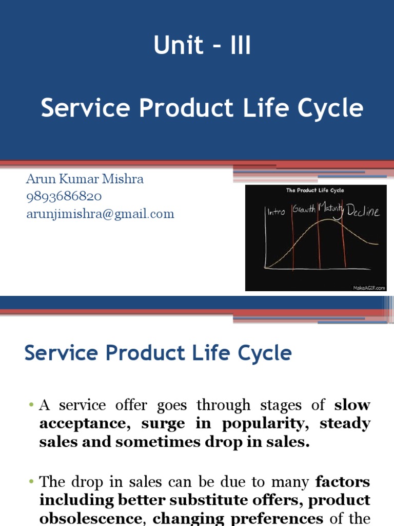 Stages of Service Product Life Cycle | PDF | Marketing | Profit (Economics)
