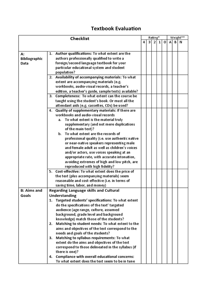 Textbook Evaluation | PDF | Sentence (Linguistics) | Vocabulary