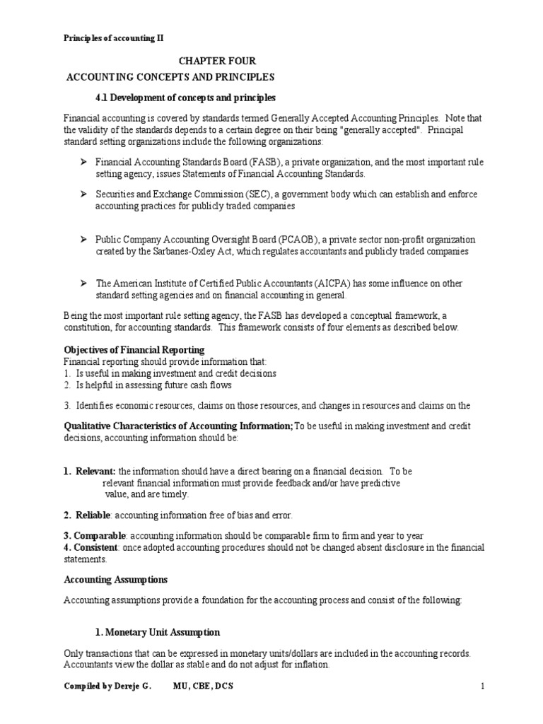 Acct II Chapter 4 Ed | PDF | Accounting | Financial Accounting Standards Board