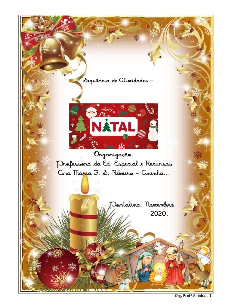 Sequência de Ativ. NATAL | PDF | Maria, mãe de Jesus | Jesus
