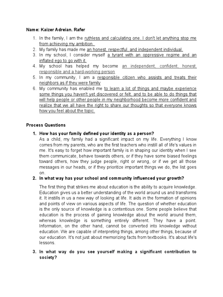 Lesson 3 - The Human Person in Society-Kaizer-Rafer | PDF | Knowledge ...