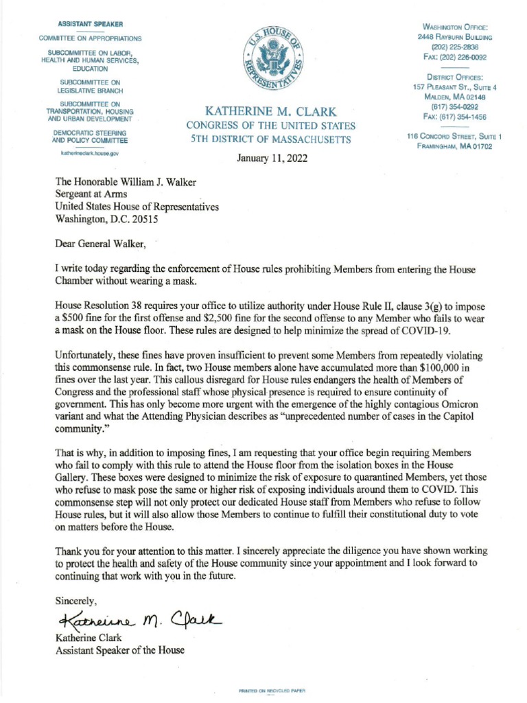Clark Letter | PDF