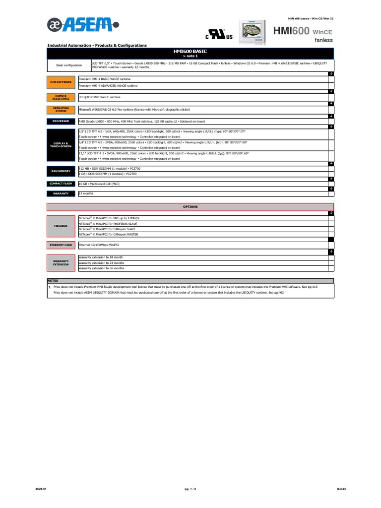 Hmi600 Pdf User Interface Flash Memory
