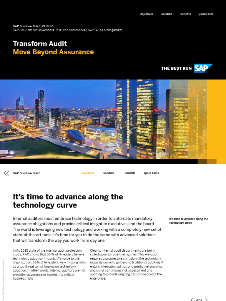 Transform Audit: Move Beyond Assurance | PDF | Audit | Internal Audit Transform Audit: Move Beyond Assurance | PDF | Audit | Internal Audit