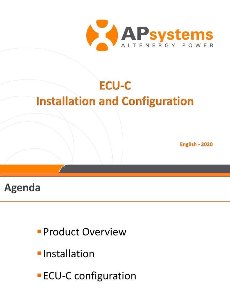 APsystems ECU C Installation Configuration | Download Free PDF | Wi Fi ...