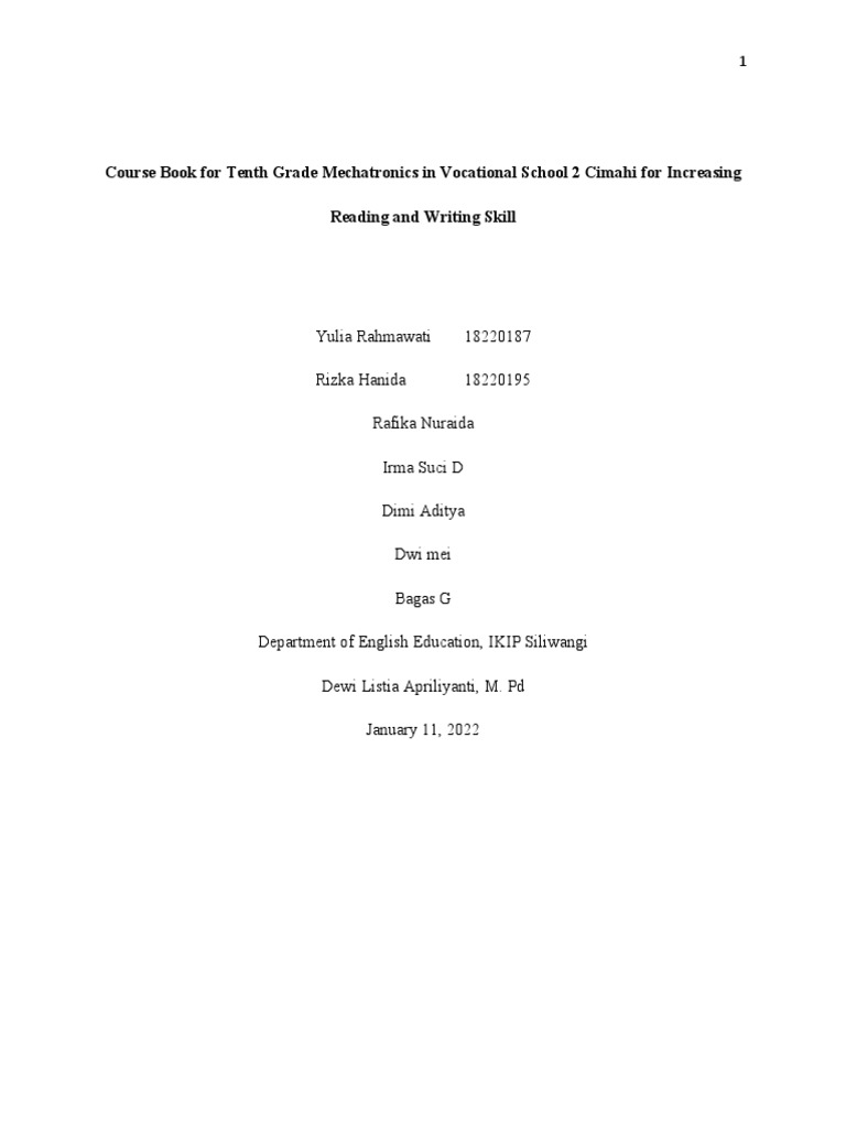 Report Analysis Students Need | PDF | Reading Comprehension | English ...