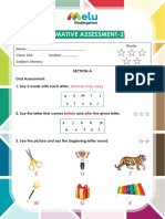 Jr KG English Worksheet Activities | PDF