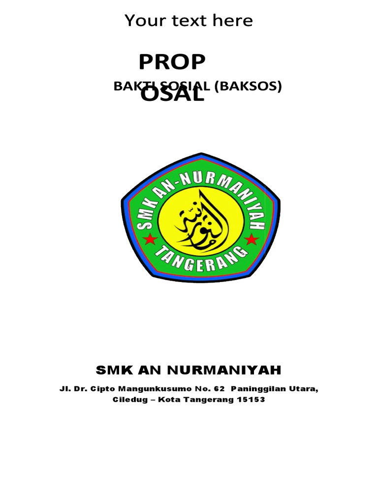 Proposal Baksos | PDF