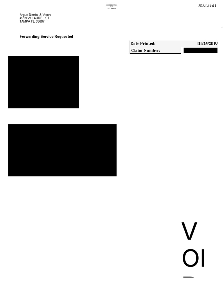 Network Health EOB Template - Sample | PDF | Health Sciences | Medicine