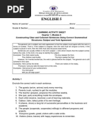 English5 Q3M1L3 Text Type Enumeration | PDF | Learning | Cognition