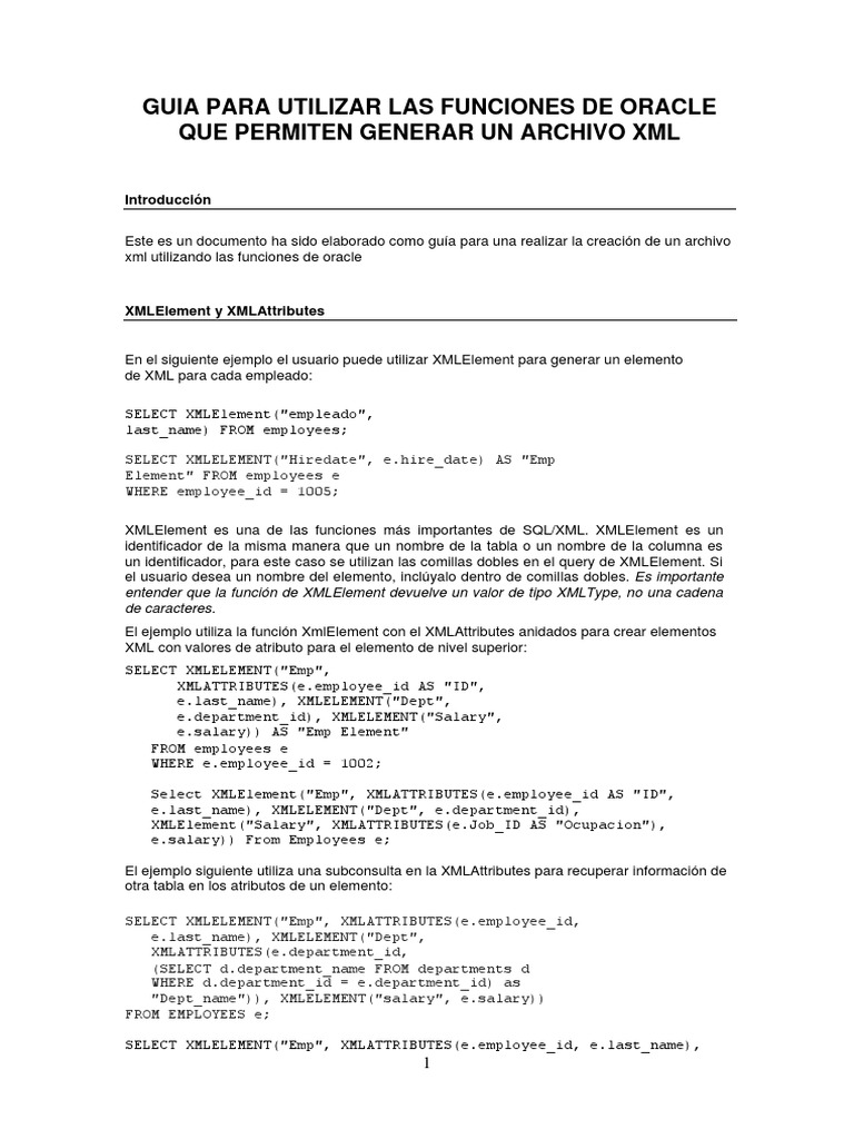 4 XML Oracle | Descargar gratis PDF | Xml | X camino