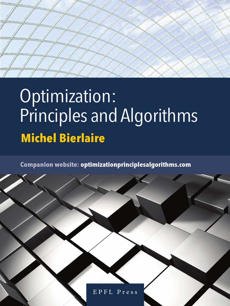 Op Tim Ization Principles Algorithms 2018 | PDF | Mathematical Optimization | Numerical Analysis
