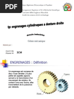CHAPITRE 6 - Les Engrenages | PDF | Cinématique | Machine
