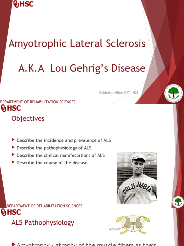 ALS Symptoms, Causes, Prognosis Explained | PDF | Amyotrophic Lateral ...